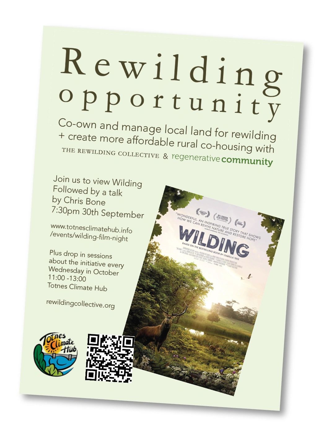 WILDING Screening and Q&A with Chris